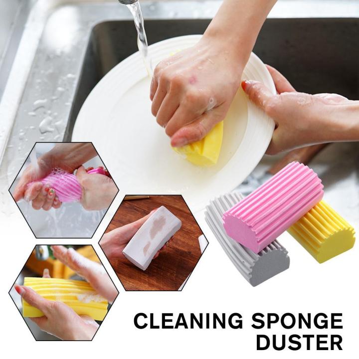 Sponge Cleaning Brush Pot Cleaning Sponge Wash Dishes Housework L4T9 ...