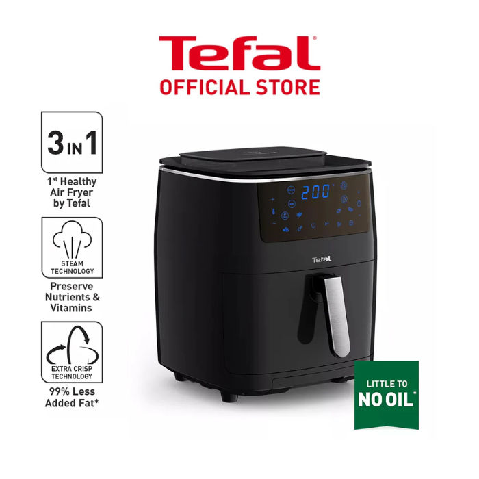 Tefal Easy Fry Steam & Grill 3in1 penggoreng udara sihat 6.5L (fw2018) (air fryer/Air Fryer ...