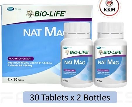 BIO-LIFE NAT MAG 2X30 TABS | Lazada