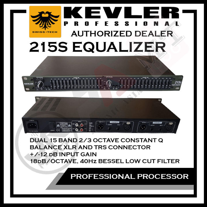 Kevler 215s Dual 15 Band Graphic Equalizer (Kevler-215s) | Lazada PH