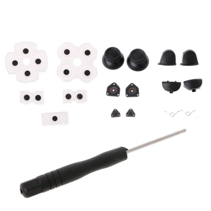 1 Set Trigger Button Spring Joystick Stick Conductive Rubber For PS4 ...