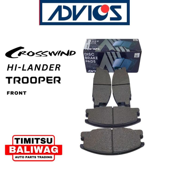 AISIN / ADVICS FRONT BRAKE PAD FOR ISUZU CROSSWIND / HI-LANDER ...