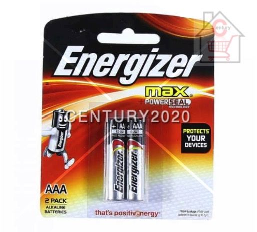 ENERGIZER Max AAA/AA Battery LR6 Alkaline Battery 1.5V 2pcs/pack | Lazada