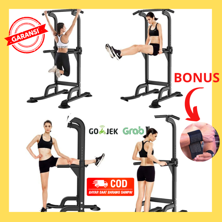 Alat Chin Up bar Total fitness Olahraga Gym Di Rumah Lengkap Set Sit Up Push Up Pull Up | Lazada ...