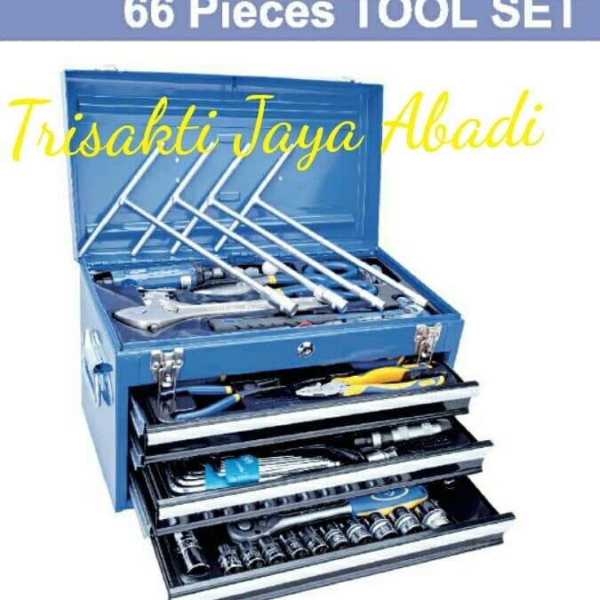 TOOL SET 66 PIECES AMERICAN TOOL / KUNCI LENGKAP KOMPLIT ISI 66PCS ...