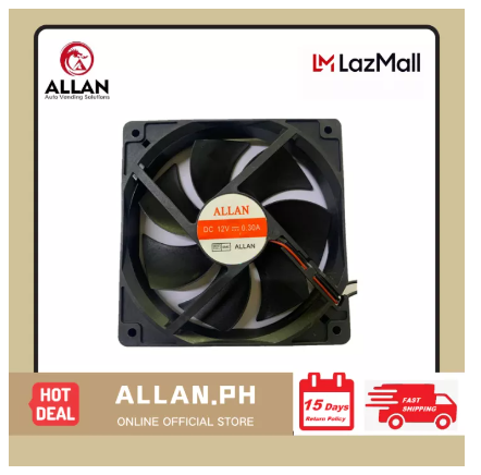 ALLAN 12V Fan 120mm PC Computer Case Cooling Fan Blower / CPU Fan / Fan ...