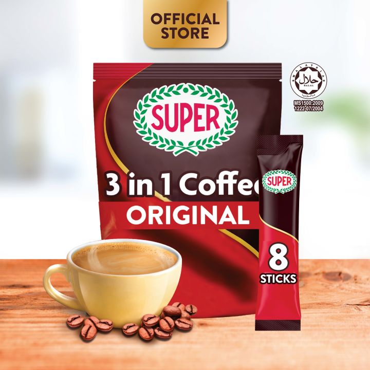 SUPER Original 3in1 Instant Coffee, 8 sachets | Lazada