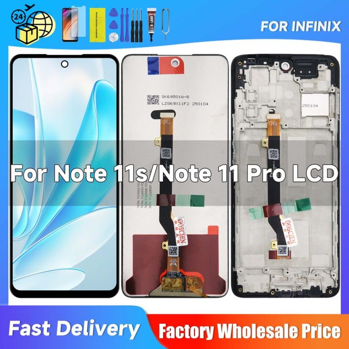 Original Infinix Note 11s Note 11 Pro LCD Display Touch Screen ...
