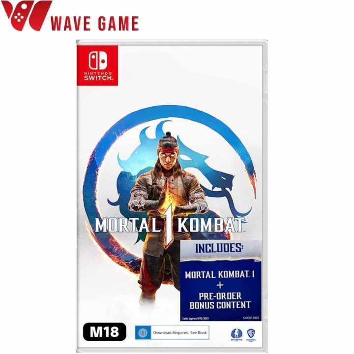 nintendo switch mortal kombat 1 + bonus content ( english ) asia / zone ...