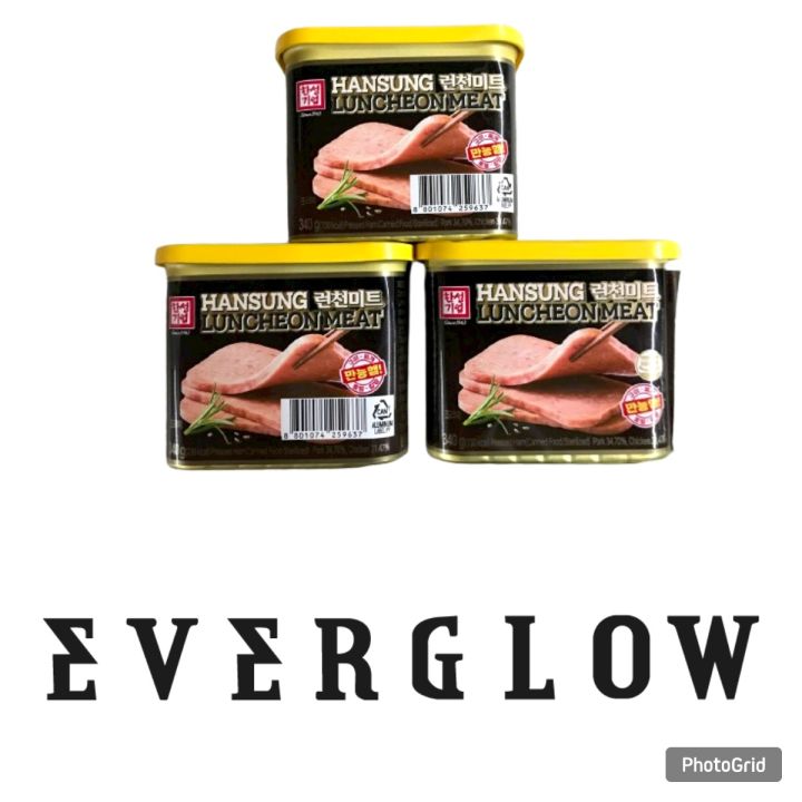 HANSUNG LUNCHEON MEAT 340G X 3PCS EXP:2027 | Lazada PH
