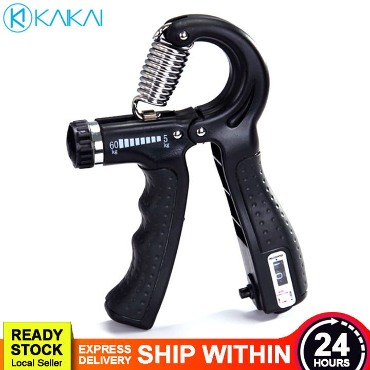 R-Type Hand Spring Grip Adjustable Wrist Strength Muscle Finger ...