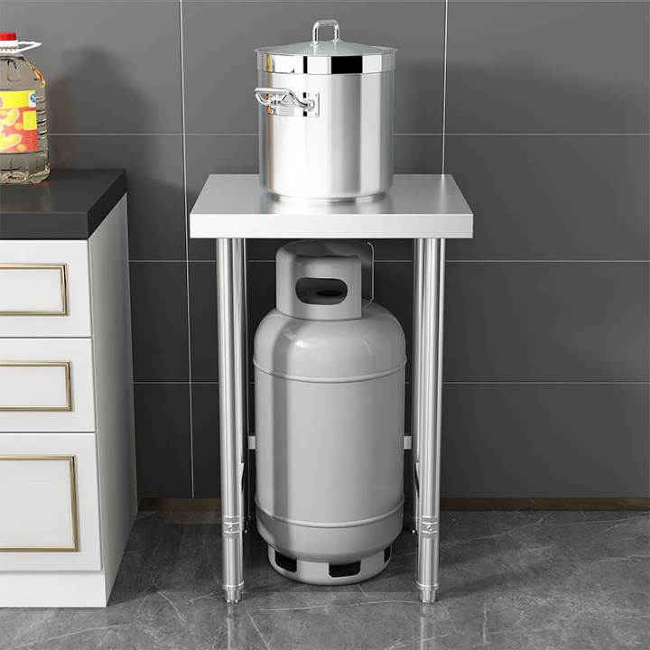 Single-story kitchen console commercial stainless steel loading table ...