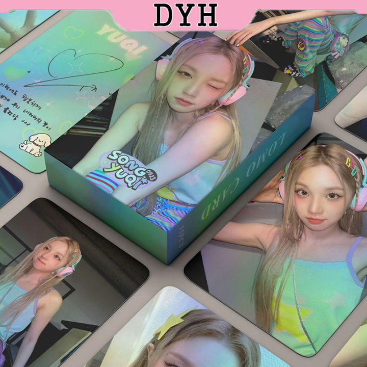 55pcs/box (G)I-DLE YUQI Laser Card Album Photocard KPOP LOMO Card | Lazada