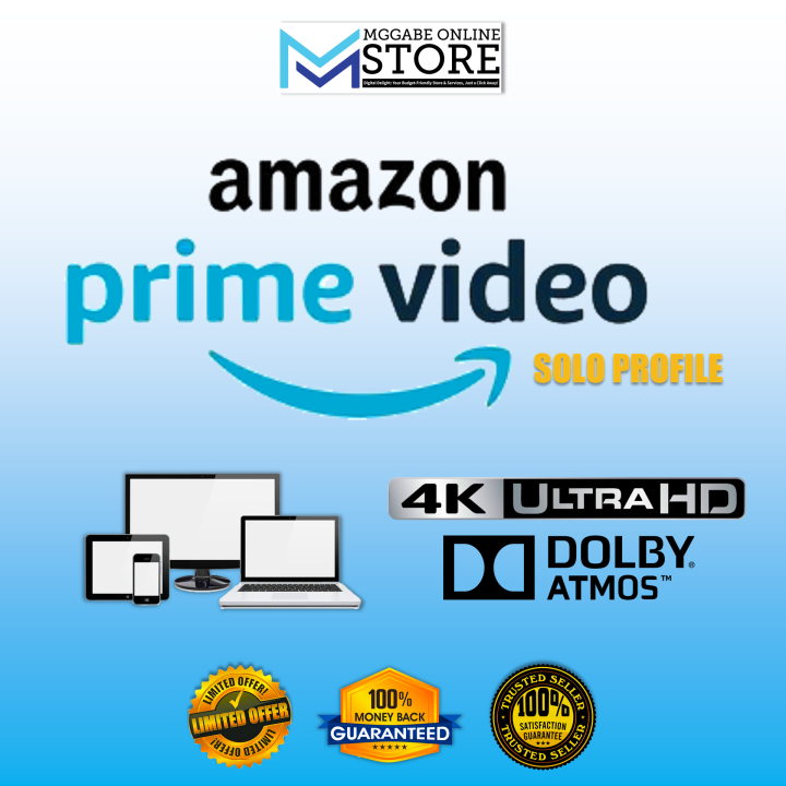 Amazon Prime Video UltraHD SOLO Profile Premium Access | Lazada PH