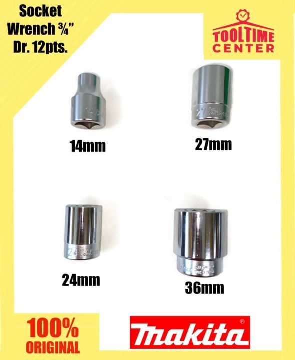 Koken 3/4 Dr. Socket 12 pts. (14, 24, 27 & 36mm) Made in Japan | Lazada PH