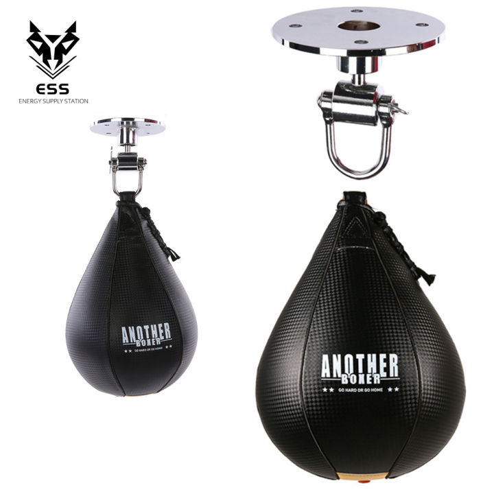 【ESS】Boxing Speed Training Ball Hanging PU Leather Sandbag Ball with ...