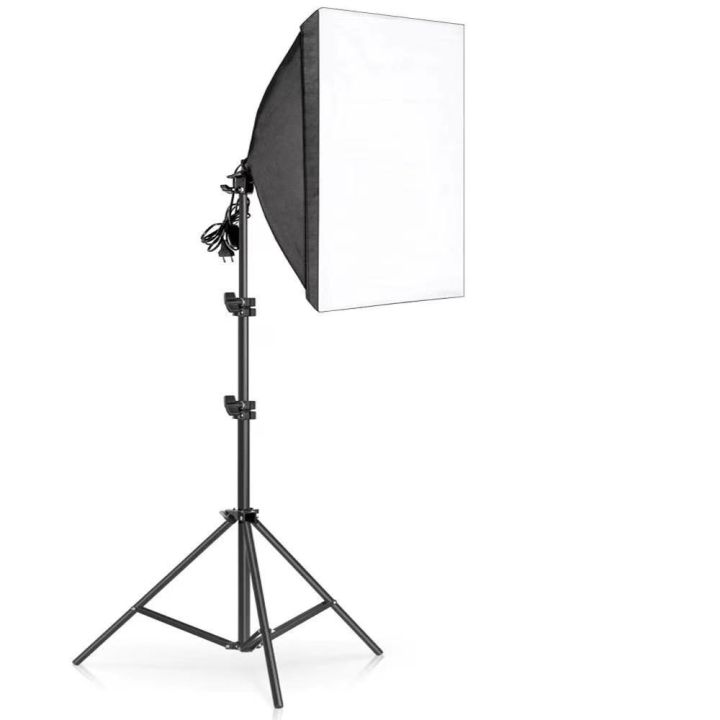 CT MALL 50*70cm Softbox 2.1M Light Stand Photography Kit Photo Video ...