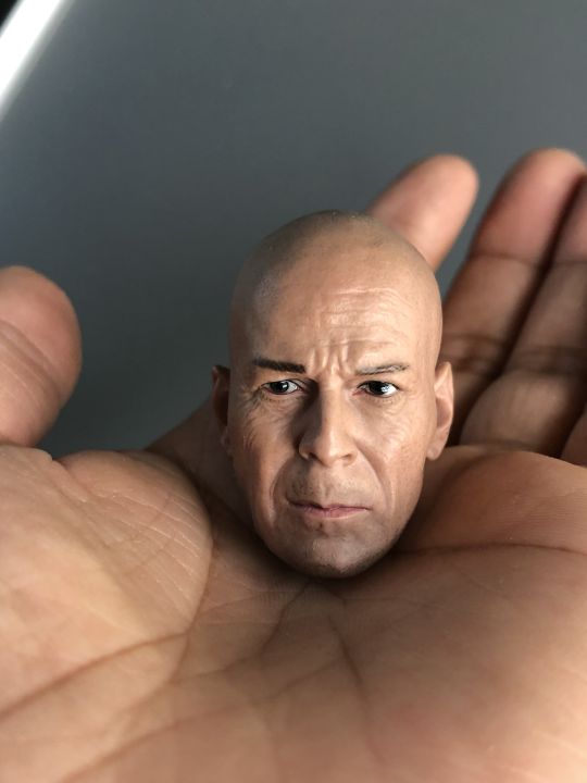Bruce Willis Head Sculpt Custom 1/6 Scale For 12\" Action Figure ...
