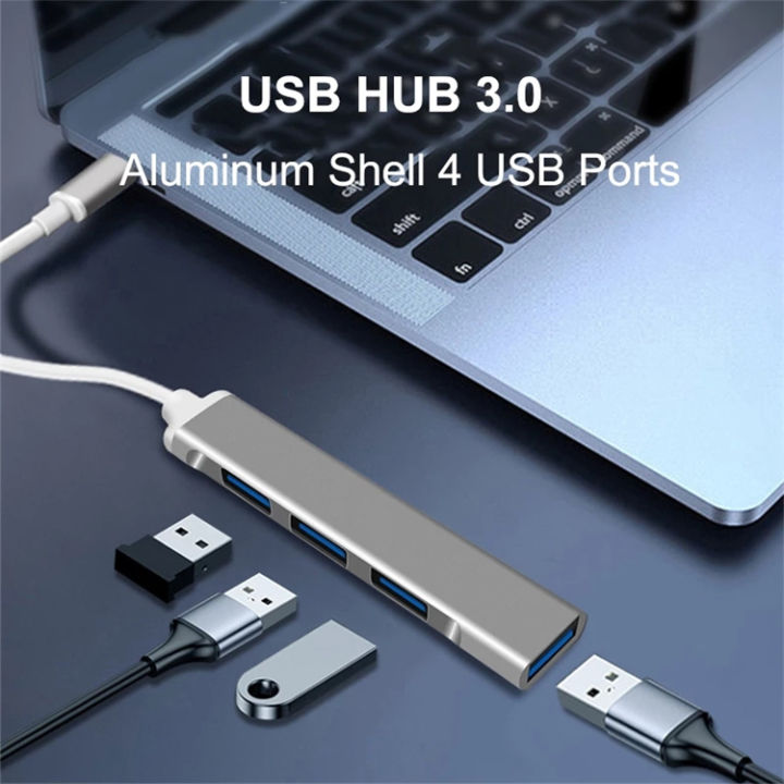 4-Port Hub USB 3.0 HUB OTG Type C Adapter USB Hub Device Docking ...