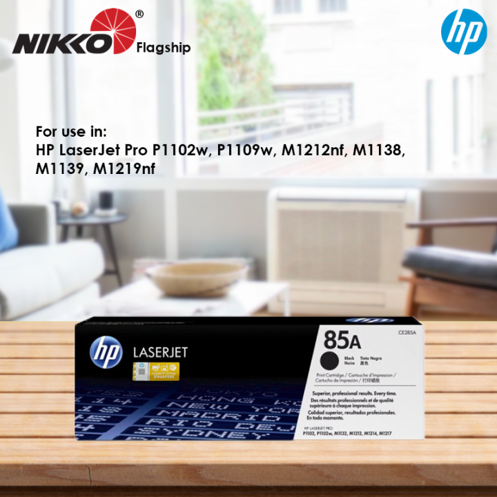 [Original] HP 85A (CE285A) Black Original LaserJet Toner Cartridge ...