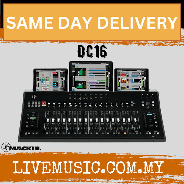 Mackie DC16 Mixing Control Surface Touch-Sensitive Faders For DL32R (DC ...