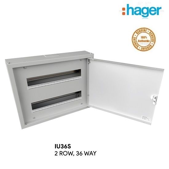 Hager IU36S 36 Ways IP41 Metal Modular Enclosure | Lazada