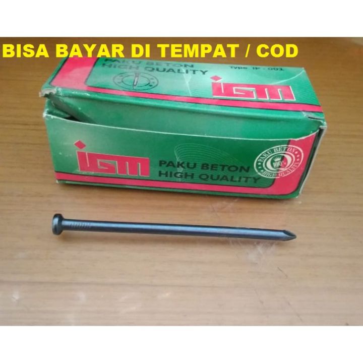 PAKU BETON 4,5 X 100 MM IGM 10 CM ISI 50 PCS / PAKU TEMBOK KUAT KOKOH ...