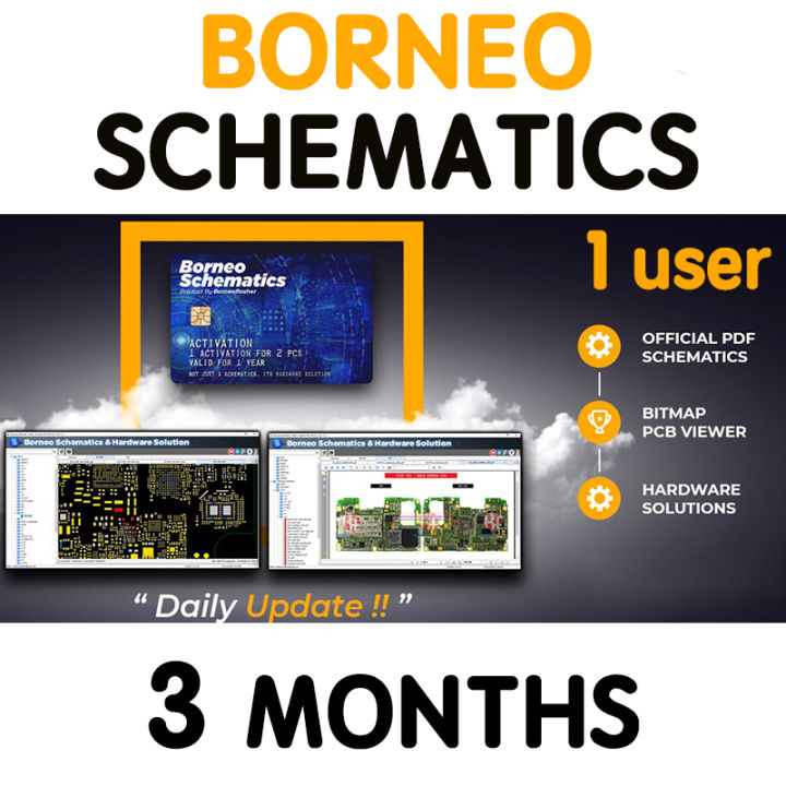 【Premium Quality】 Borneo Schematics bitmaps 1 User 3 Months for IOS ...