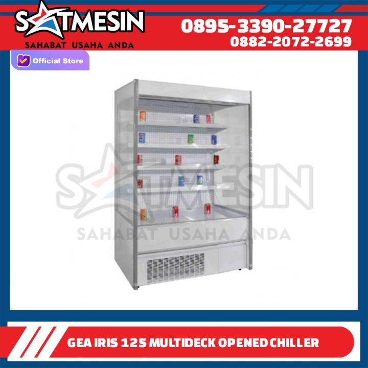 GEA IRIS 125 MULTIDECK OPENED CHILLER (SELF CONTAINED) | Lazada Indonesia