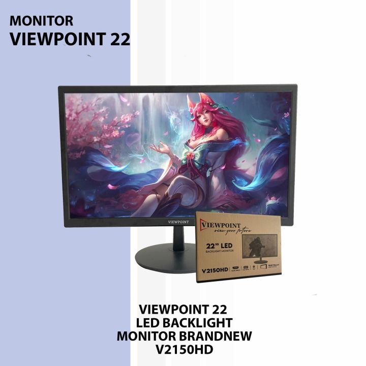VIEWPOINT V2150HD Monitor ( BRAND NEW ) 22" INCHES LED BACKLIGHT / WALL ...