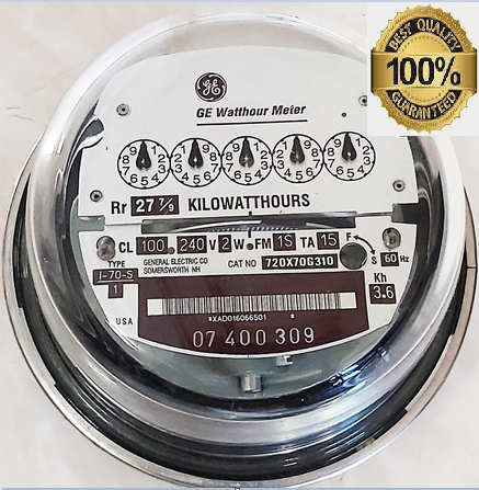 GE I-70-S KWH Meter ERC Sealed Analog Type CL100 I70S 2W, KWH CL200 ...