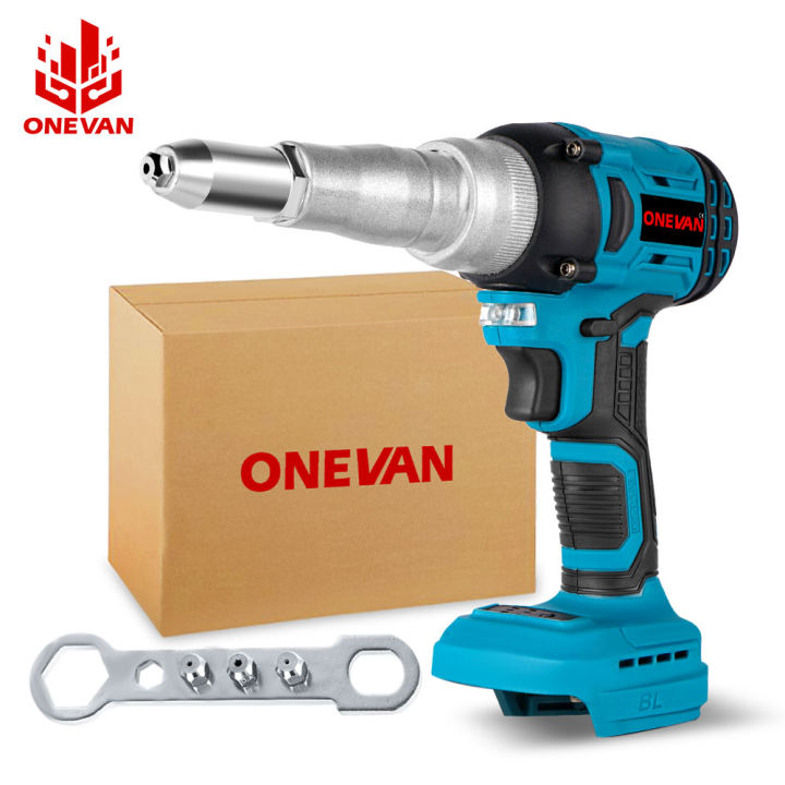 ONEVAN 20000N Brushless Electric Rivet Tool 2.4-5.0mm Cordless Rivet ...
