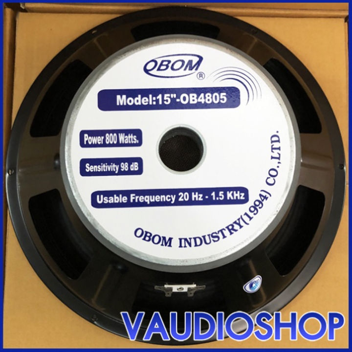 (ส่งฟรี) ดอกลำโพง 15 นิ้ว OBOM OB-4805 (800W) จำนวน 1 ตัว ลำโพง 15" ซับ ...
