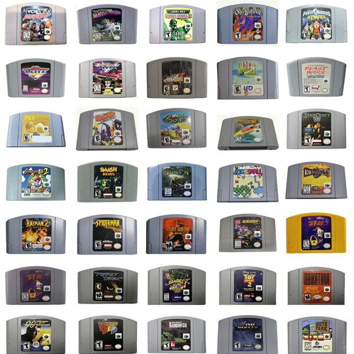 Nintendo Mario NFL Blitz N64ชุดคอมไพล์การ์ดเกมเวอร์ชันอเมริกันการ์ด ...