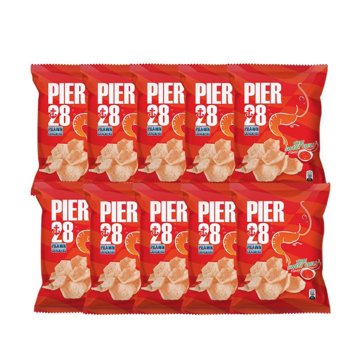 Prawn Crackers Thai Sweet Chili Flavor 10 x 22g packs | Lazada PH