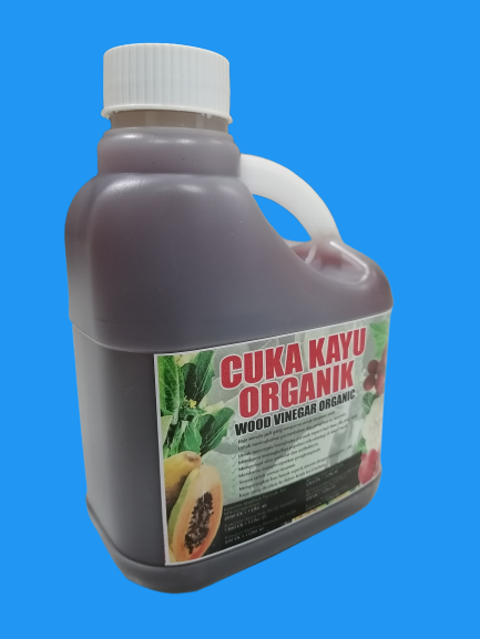 CUKA KAYU ASLI / NATURAL WOOD VINEGAR 1 LITER Ia berfungsi sebagai ...