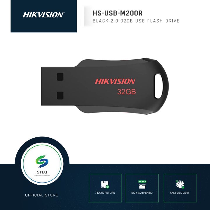 STEQ HIKVISION HS-USB-M200R 2.0 32GB USB Flash Drive | Lazada PH