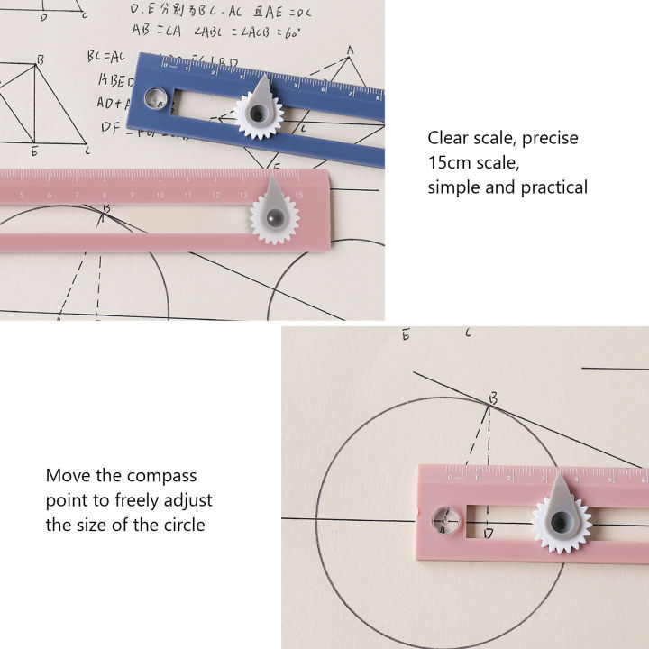 Measure Ruler High Accurate Compass Ruler Learning Tool for Student ...