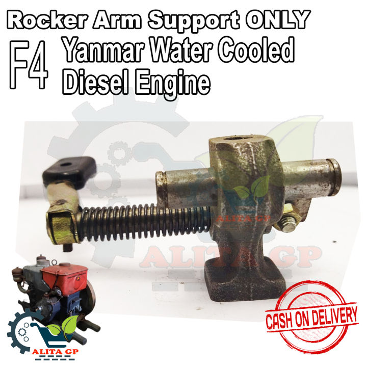 Rocker Arm Support, Support For Valve Lever Yanmar F4 NT65 Water Cooled ...