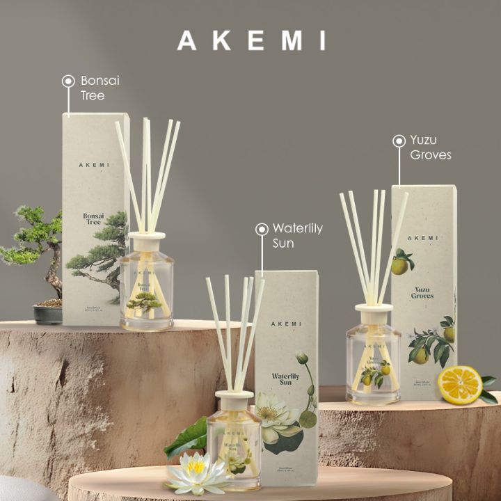 AKEMI Zen Garden Reed Diffuser 25 | Lazada Singapore