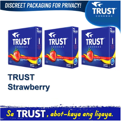 Trust Condom Strawberry 1 Pack of 3's | Lazada PH