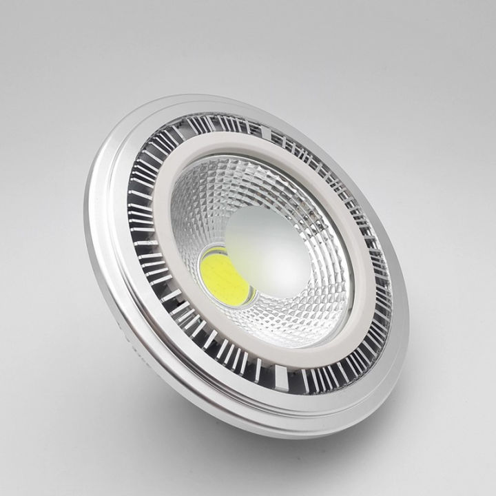 【Thriving】 High Power Dimmable GU10 15W Warm Cold White COB AR111 LED ...