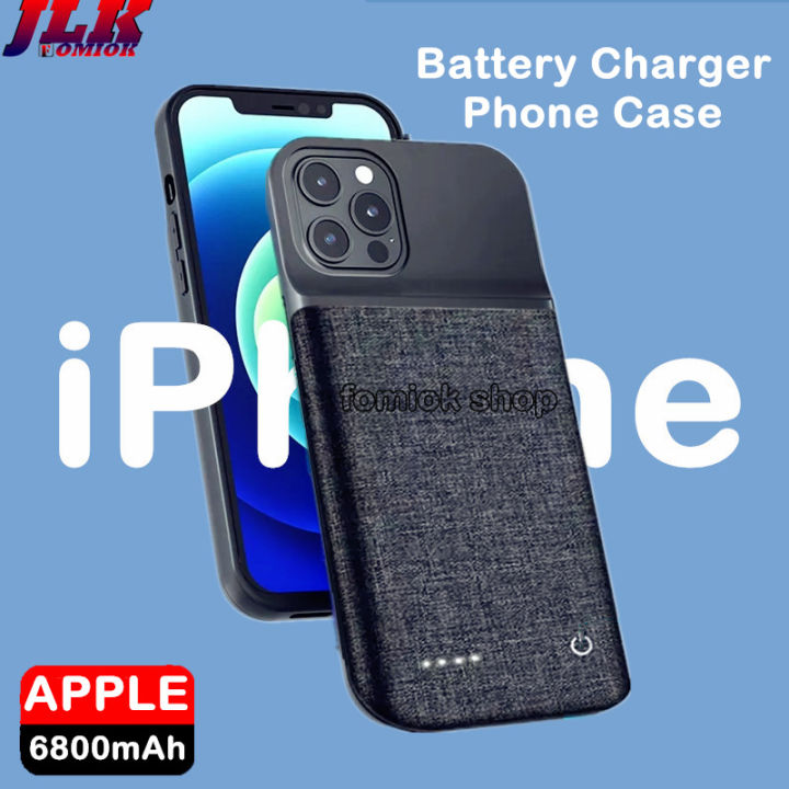 [JLK] Battery Case Power Cover for iPhone X XS Max XR 11 12 13 Mini ...