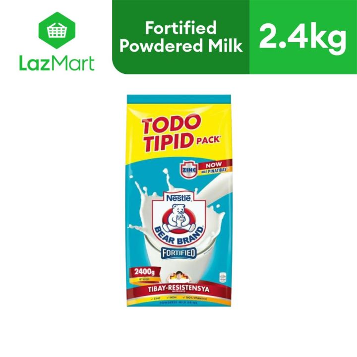 Bear Brand Fortified Powdered Milk Drink 2.4kg | Lazada PH