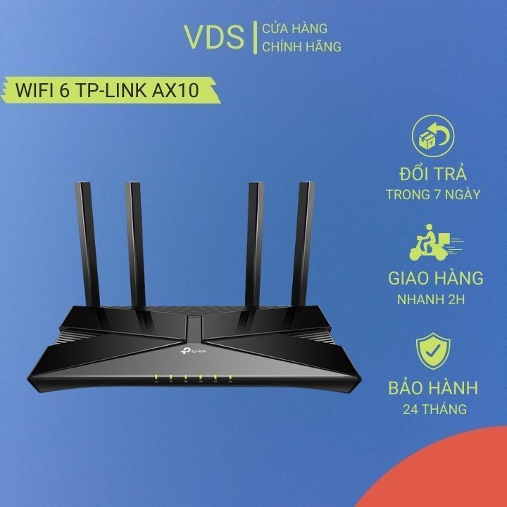 Bộ phát wifi TP-Link Archer AX10 wifi 6 chuẩn AX 1500Mpbs router wifi ...