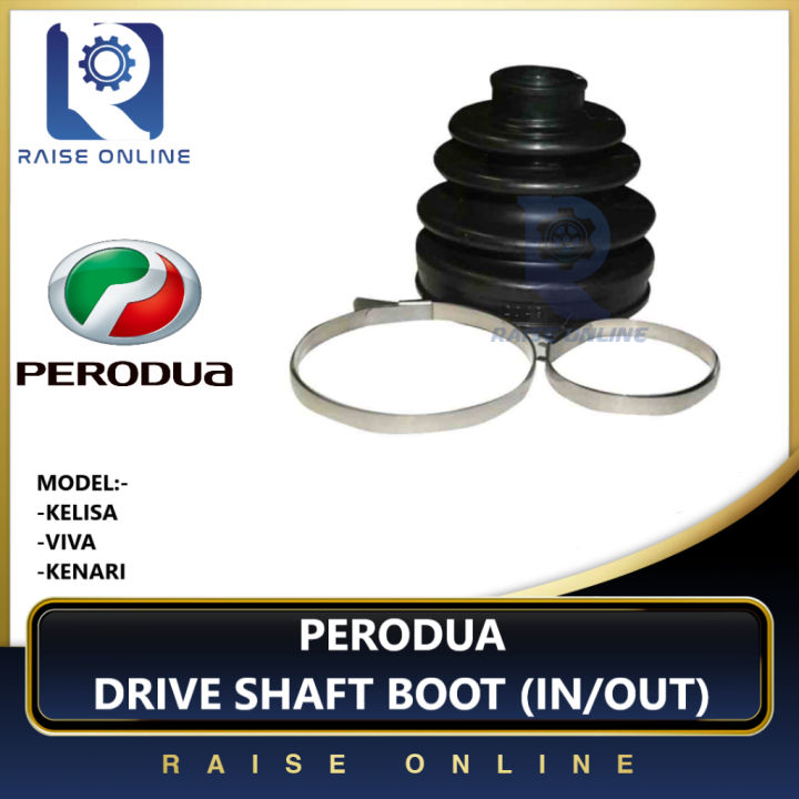 Drive Shaft Boot Cover Perodua Viva Kelisa Kenari ( IN / OUT) | Lazada