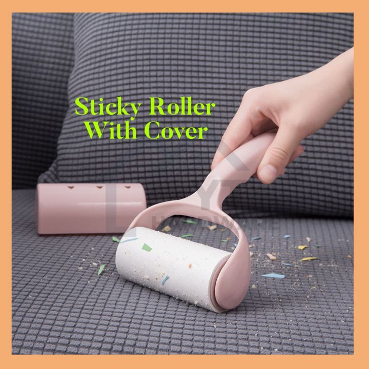 [READY STOCK] Sticky Roller Dust Hair Removal Clean Refillable Pet Fur ...