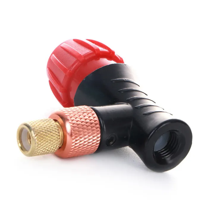 2 in 1 Bike Manual CO2 Inflator Bike Pump Tyre Tube Inflator Compatible ...