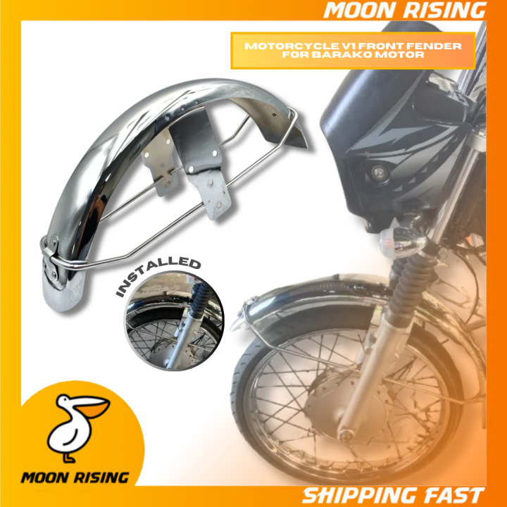 Motorcycle Front Fender for BARAKO motor [MOON RISING] | Lazada PH