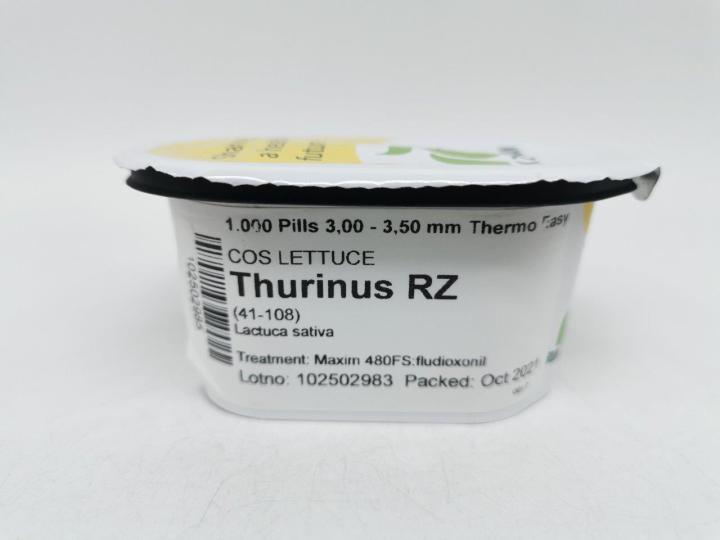 COS LETTUCE THURINUS RZ THERMO PILL 1000 PILLS PELLETTED BY RIJK ZWAAN ...